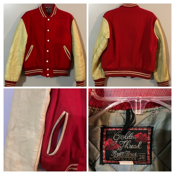 Jackets & Coats | Vintage 1975 Varsity Letterman Jacket Leather Sleeves | Poshmark